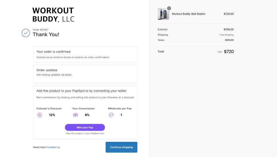 PopSpot - The Web3 Ecommerce Platform